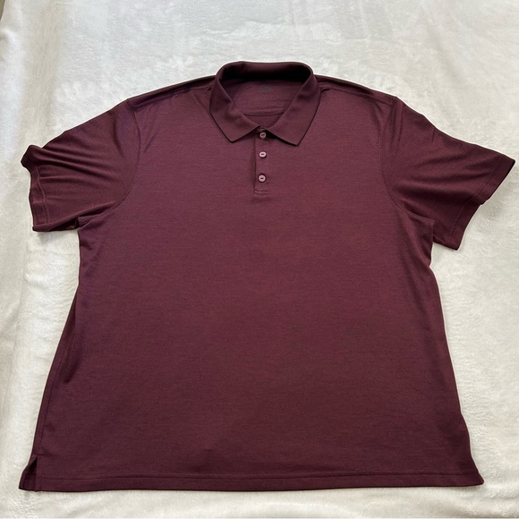 Haggar | Shirts | Haggar Deep Burgundy Polo Shirt | Poshmark